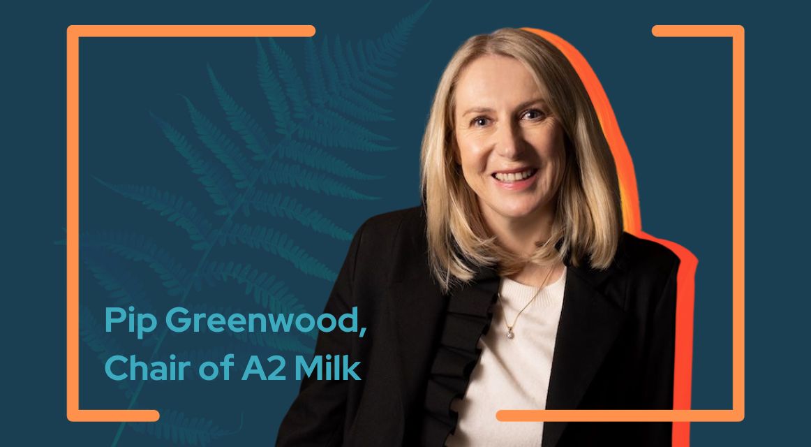 Pip Greenwood begins as Chair of A2 Milk - Champions for Change