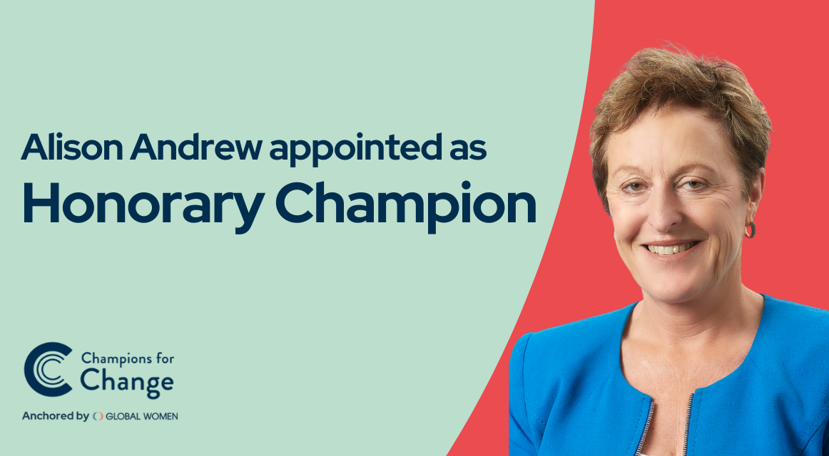 Alison Andrew Joins Honorary Champions for Change List - Champions for Change